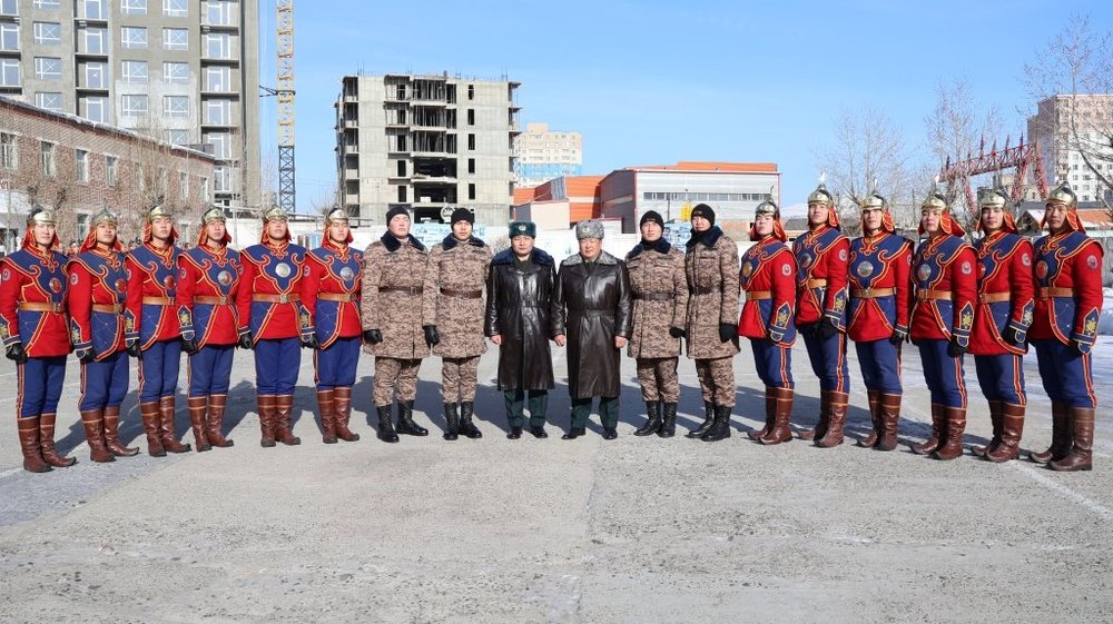 ФОТО Баянгол дүүргийн ЗДТГ ын Цэргийн штаб цэргийн жинхэнэ алба хааж